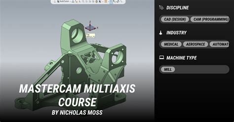 Mastercam Multiaxis Course On Cnc Expert Powered By Titans Of Cnc