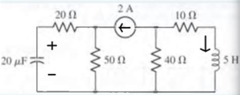 Solved Determine VC IL And The Energy Stored In The Chegg