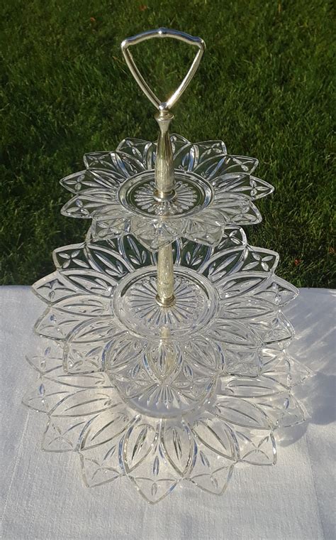 3 Tier Glass Serving Tray Royal Table Settings Royal Table Settings