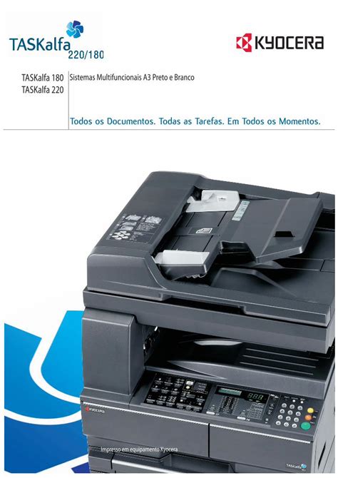 (PDF) TASKalfa 180 Sistemas Multifuncionais A3 Preto e Branco ...