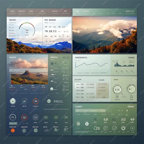 Premium Ai Image Web Dashboard Weather Weather Forecasting Dashboard Tabbed Layout Visually