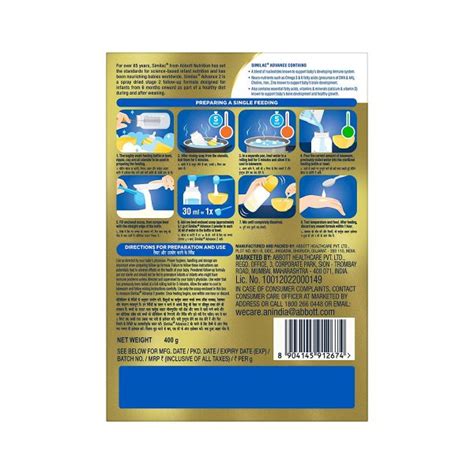 Similac Infant Formula Powder Stage 2 400g Cureka