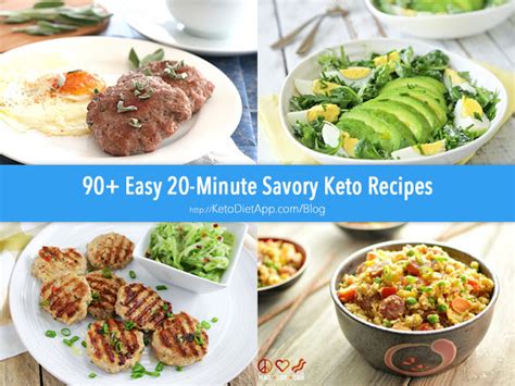90 Easy 20 Minute Savory Keto Recipes Ketodiet Blog