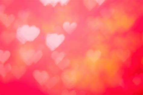 레드 히트 열정과 매력적인 밝은 보케 배경 하트 모양의 보케 빨간 추상적 배경 배너 테마 일러스트를 좋아합니다 발렌타인 데이 컨셉 공간을 복사합니다 장식 반짝이 디자인 0