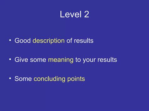 Coursework Data Interpretation Ppt