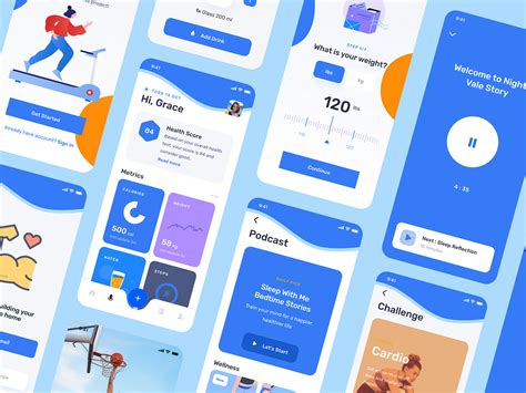 Fitness Mobile App Design Ios Android Ui Ux Designer By Talha Shani On Dribbble