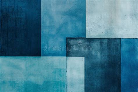 blue geometric background abstract blocks canvas paper texture light