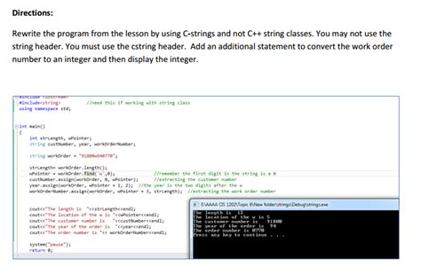Solved Rewrite The Program From The Lesson By Using