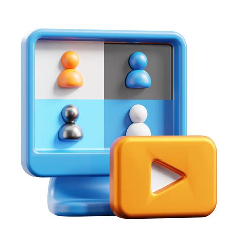D Online Training Icon On Transparent Background PNG