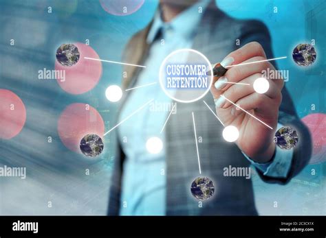 Conceptual Hand Writing Showing Customer Retention Concept Meaning Activities Companies Take To