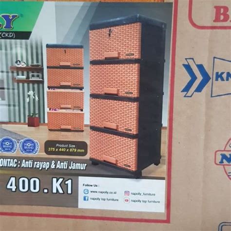 Jual Lemari Laci Plastik Napolly Susun Anyaman Rotan Di Seller Bumi Living Store Kalibata
