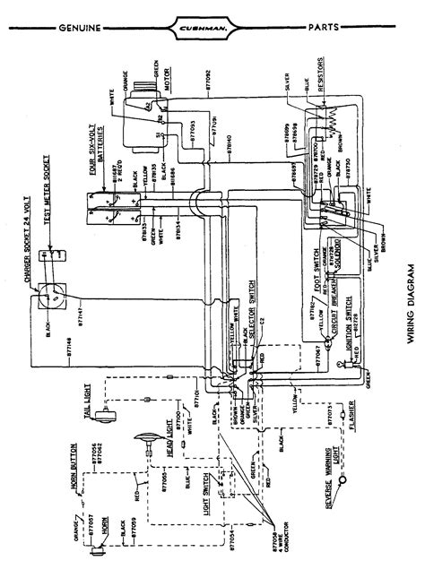 Wiring Diagram For Cushman Golf Cart Wiring Diagram Pictures