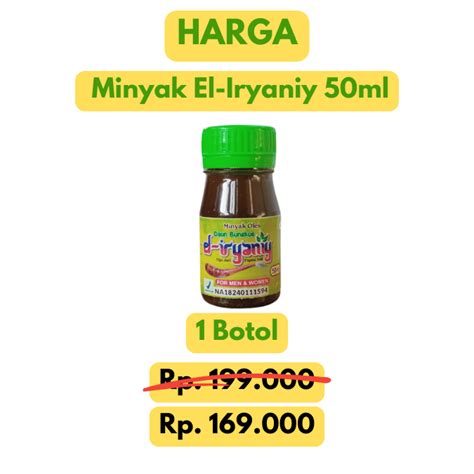El IRYANIY Minyak Daun BUngkus Tiga Jari Asli Papua Asli