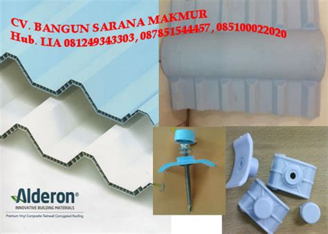 081249343303 Alderon Atap Dingin Untuk Pasar Jual Atap Upvc Murah