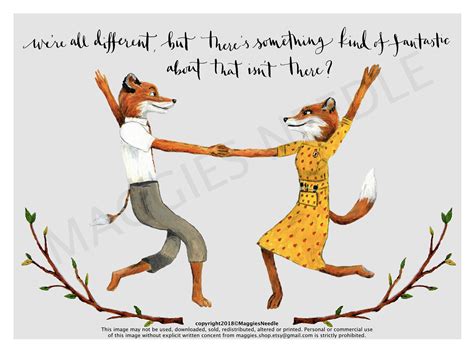 Fantastic Mr Fox Mrs Fox