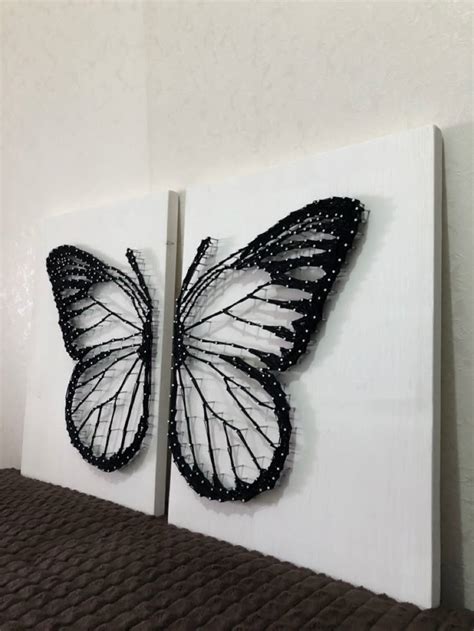 #стрингарт #бабочка #картины | Картины, Искусство из ниток, Стрит-арт