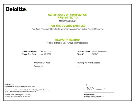 Cpe Certificate Safavi M