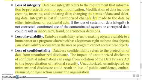 Dbms Database Security Issues Module 4 Youtube