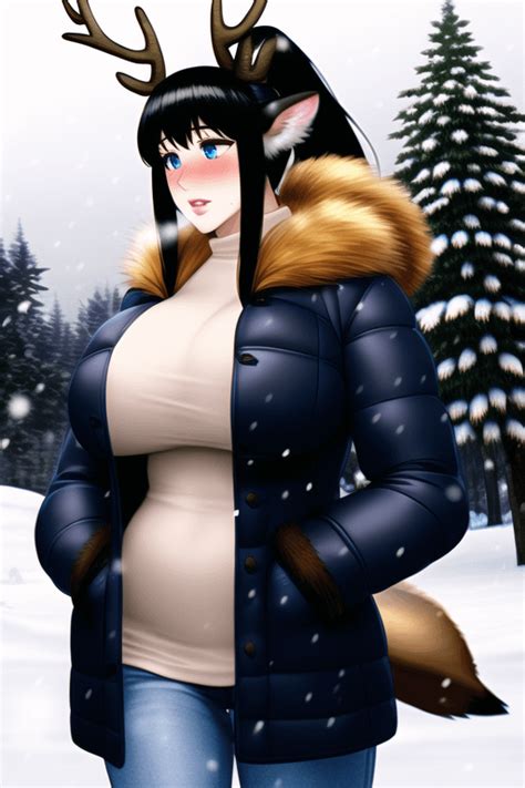 Early January Deer Girl Rmonstergirlai
