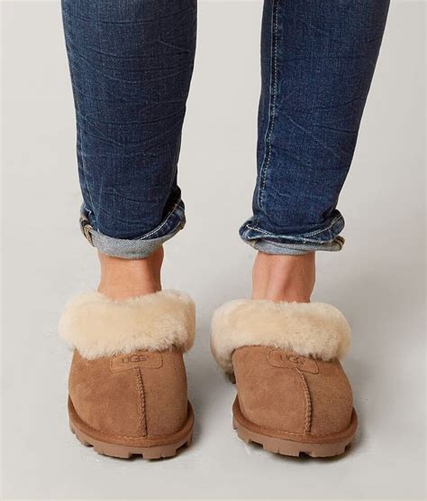Ugg® Coquette Leather Slipper Womens Shoes In Chestnut Buckle