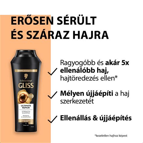 Gliss Ultimate Repair Hajregeneráló Sampon 400 Ml