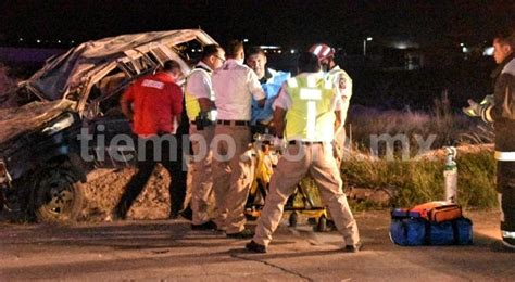 Volcadura En Carretera A Aldama Deja Dos Heridos Atrapados