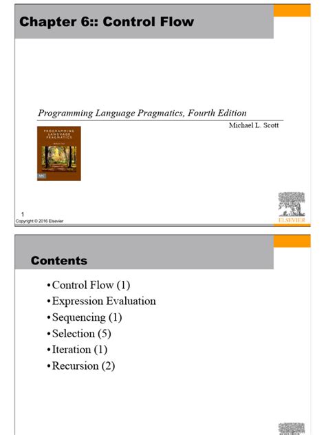 Ch06 Control Flow 4e Pdf Teaching Methods And Materials Computers