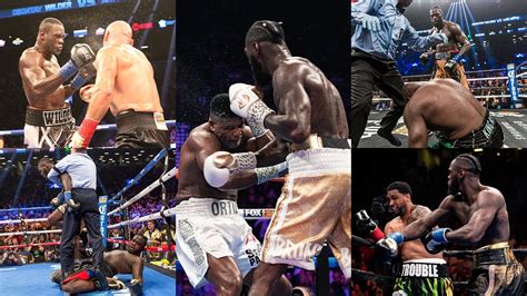Five Deontay Wilder Knockouts In Super Slow Motion