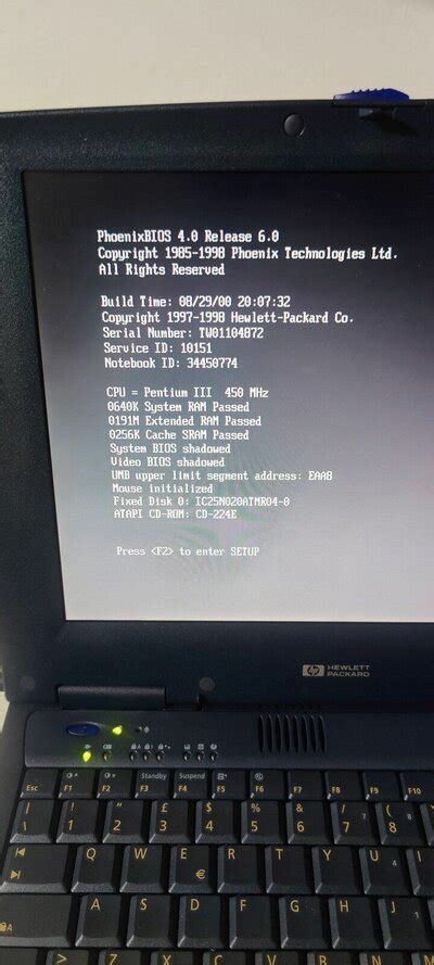 Sold Hp Omnibook Xe2 Amibay