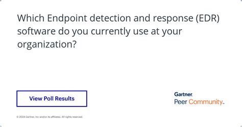 Which Endpoint Detection And Response Edr Software Do You Currently