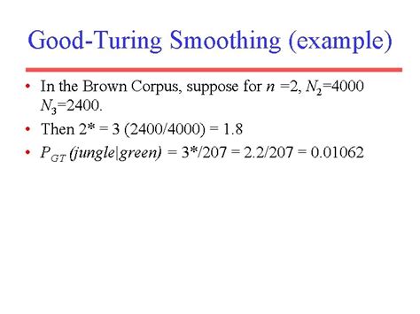 statistical nlp lecture 8 statistical inference ngram models
