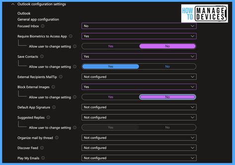 How To Create Application Configuration Policies For Managed Apps In