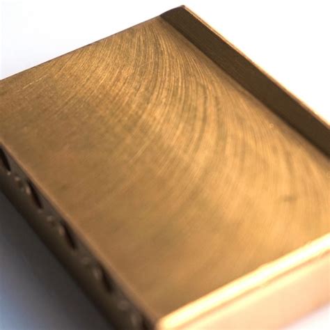 Solid Brass Stratocaster Tremolo Full Block Machined Brass Strat Block