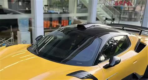 Maserati Mc20 Carbon Fiber Roof Scoop Eurobahndynamics