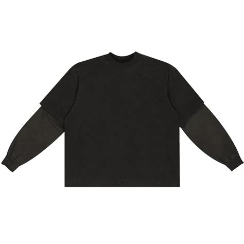 Vintage Layered Tee 2 In 1 Mockup Doron Supply