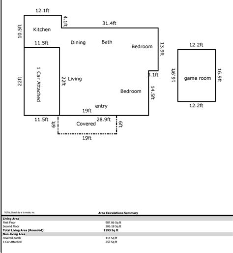 Square Footage Calcualtor Spreadsheet Template