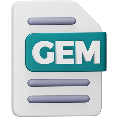 Gem Formato De Arquivo 3d ícone Isométrico De Renderização 15081223 Png