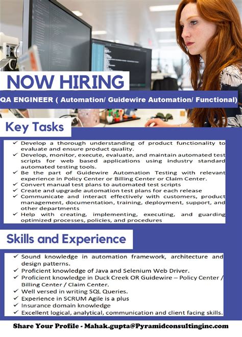Great Opportunity For The Guidewire And Automation Selenium Java