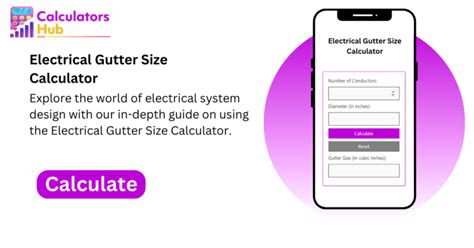 Electrical Gutter Size Calculator Online