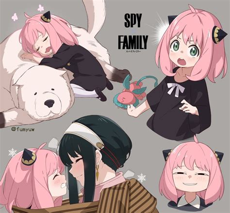Yor Briar Anya Bond And Director Chimera Spy X Family Drawn By Fumyu Danbooru