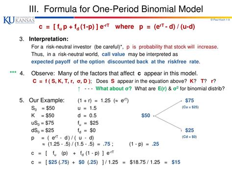 PPT Chapter 12 Option Valuation Using Binomial Model PowerPoint