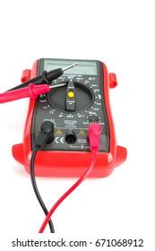 Digital Multimeter Isolated On White Background Stock Photo Shutterstock