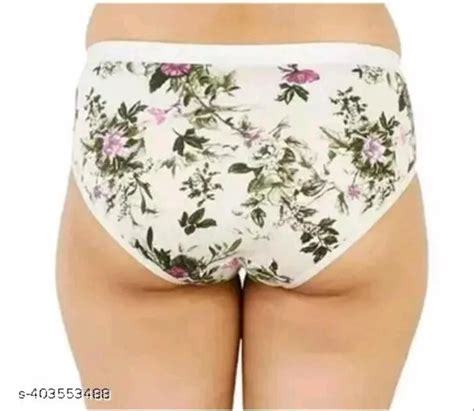 110gsm Ladies Firozi Printed Cotton Panty At ₹ 32 Piece प्रिंटेड