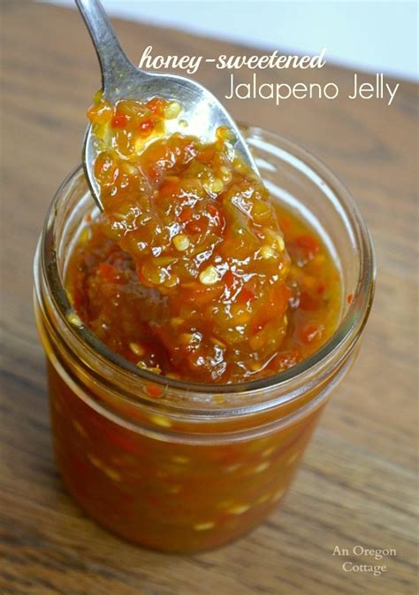 Honey Sweetened Jalapeño Jelly Jam For Canning