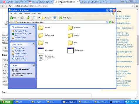Java Configured Androidsdk Is Invalid Deploying Javafx To Android