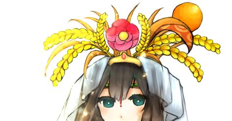稲田の女神・クシナダヒメ 稲田の女神・クシナダヒメ 渣のイラスト Pixiv