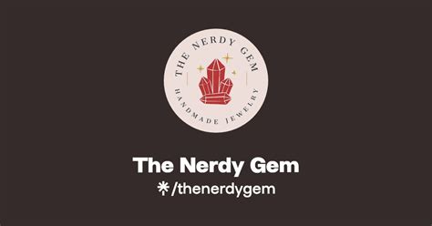 The Nerdy Gem Instagram Tiktok Linktree