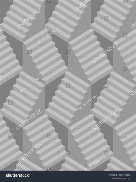 Steps Pattern Seamless Stair Background Stock Vector Royalty Free 2504784839 Shutterstock
