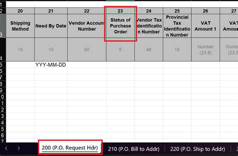 Error 5504 When Importing Purchase Orders In Concu Sap Concur Community