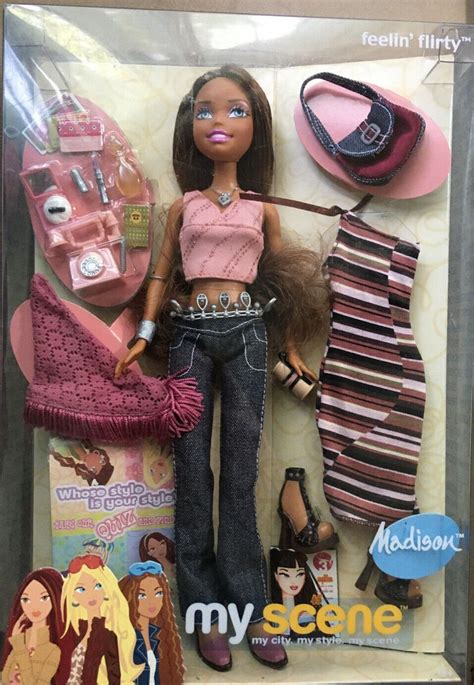 Barbie My Scene Feelin Flirty Madison Doll Set Rare Mattel Brand New